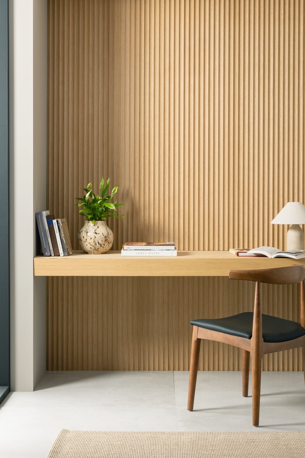 Arborelle Natural Oak Fluted Wall Panel | Naturewall