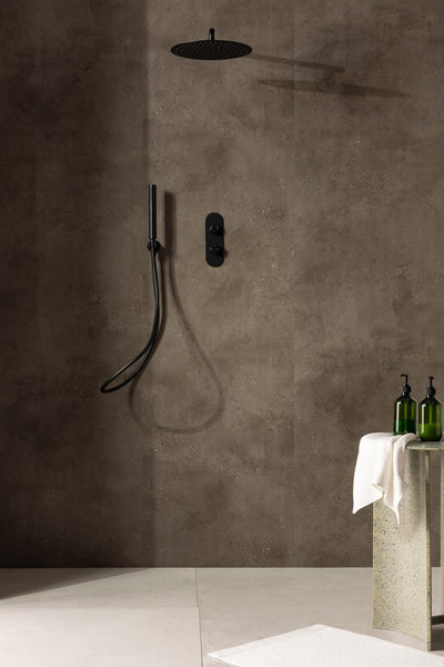 Elemence Pewter Grey Stone Effect Shower Panel – Naturewall