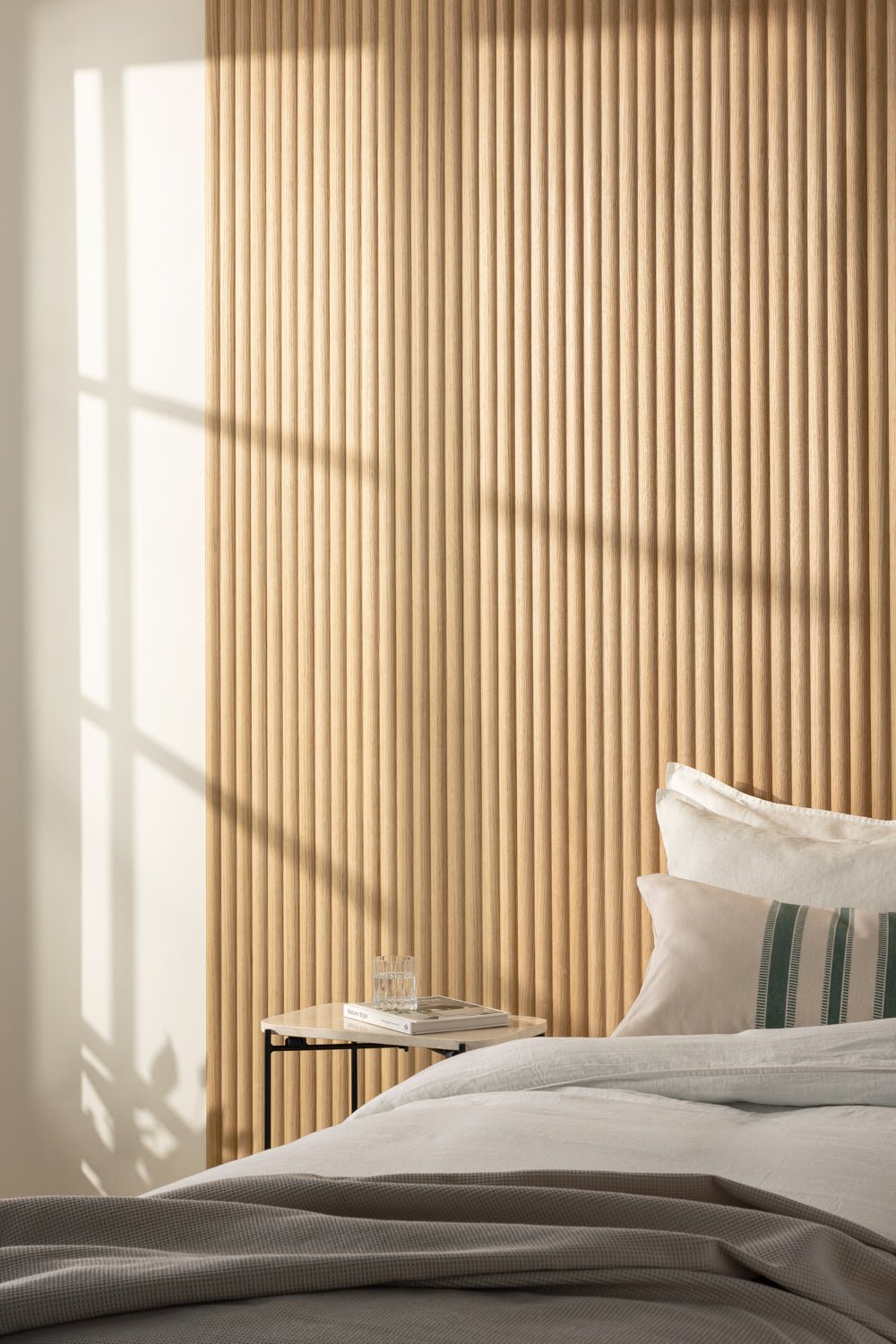 Arborelle Natural Oak Reeded Wall Panel | Naturewall