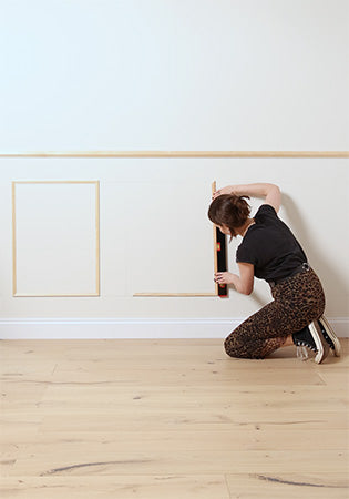 Dado Wall Panelling Kit | Using Wooden Beading / Mouldings – Naturewall