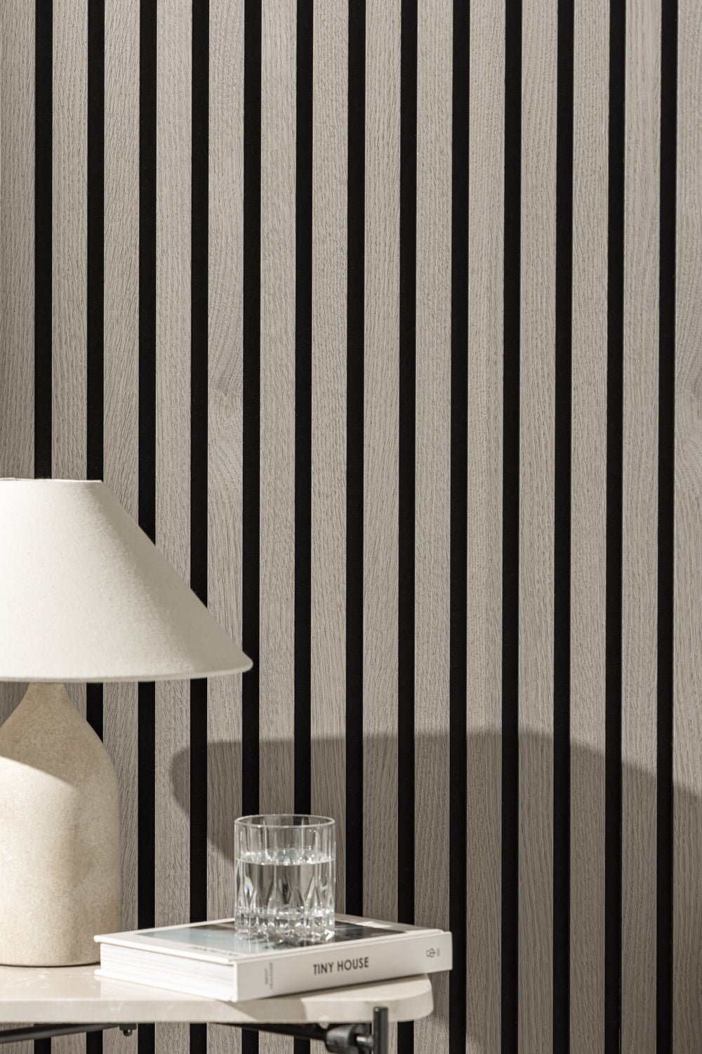 SlatWall Grey Oak Acoustic Panel | Naturewall