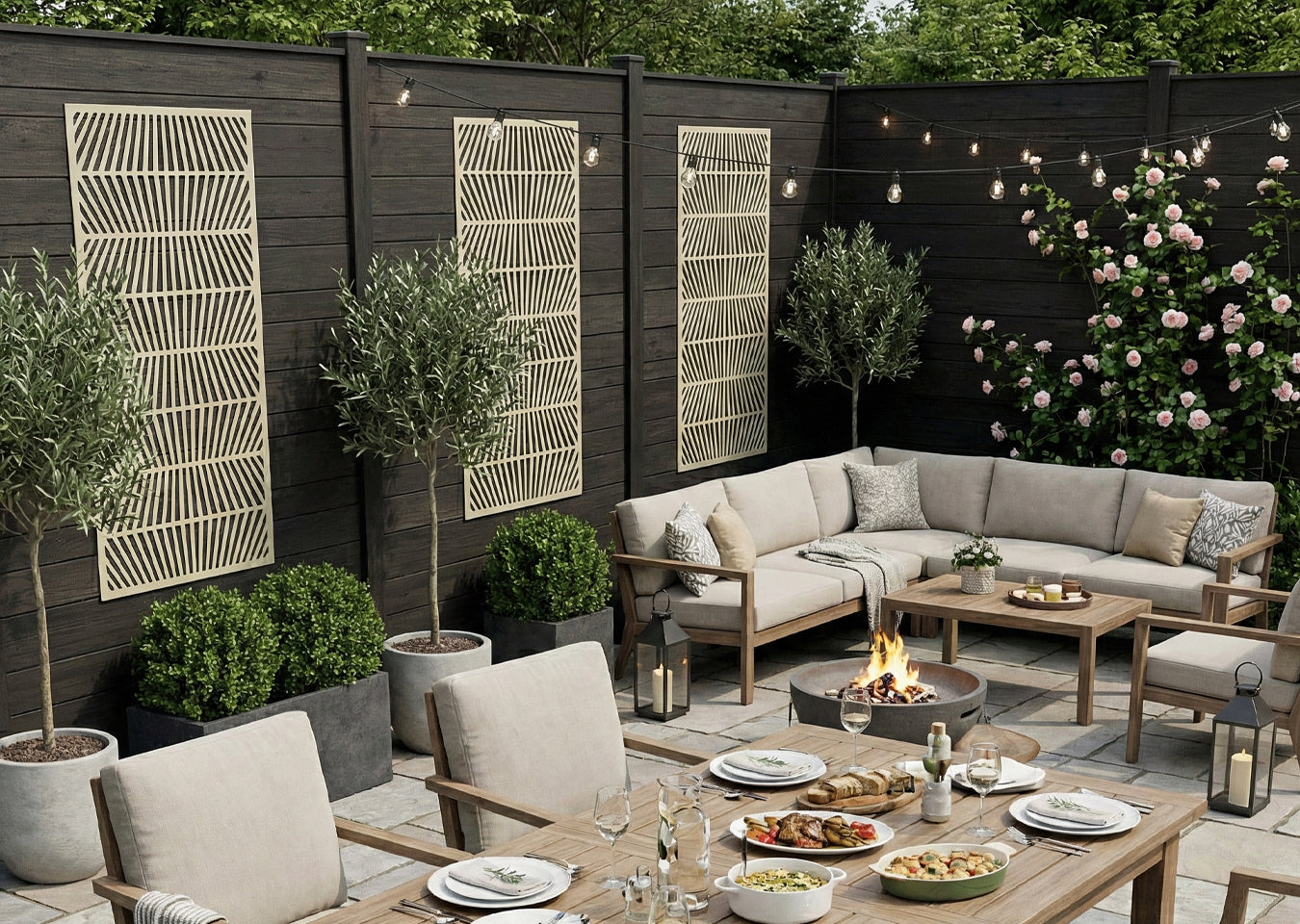 Decorative Garden Screens | WPC Trellis Panels – Naturewall