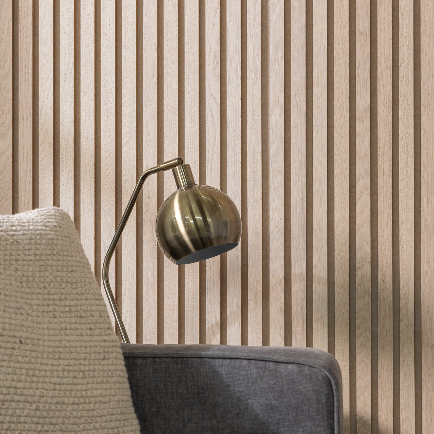 SlatWall Washed Oak Acoustic Panel | Naturewall