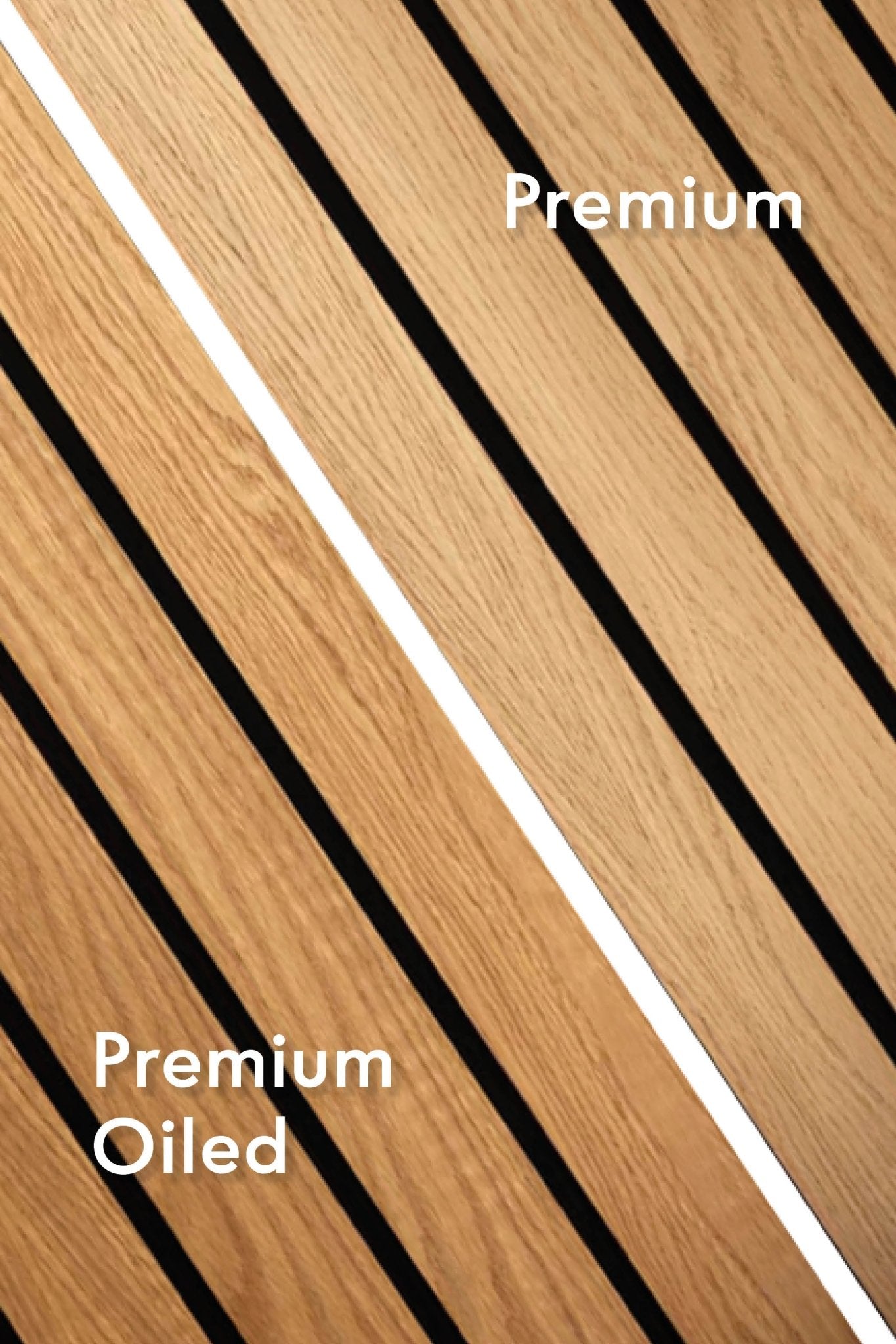 SlatWall Mini Natural Oak Wood Panel | Naturewall
