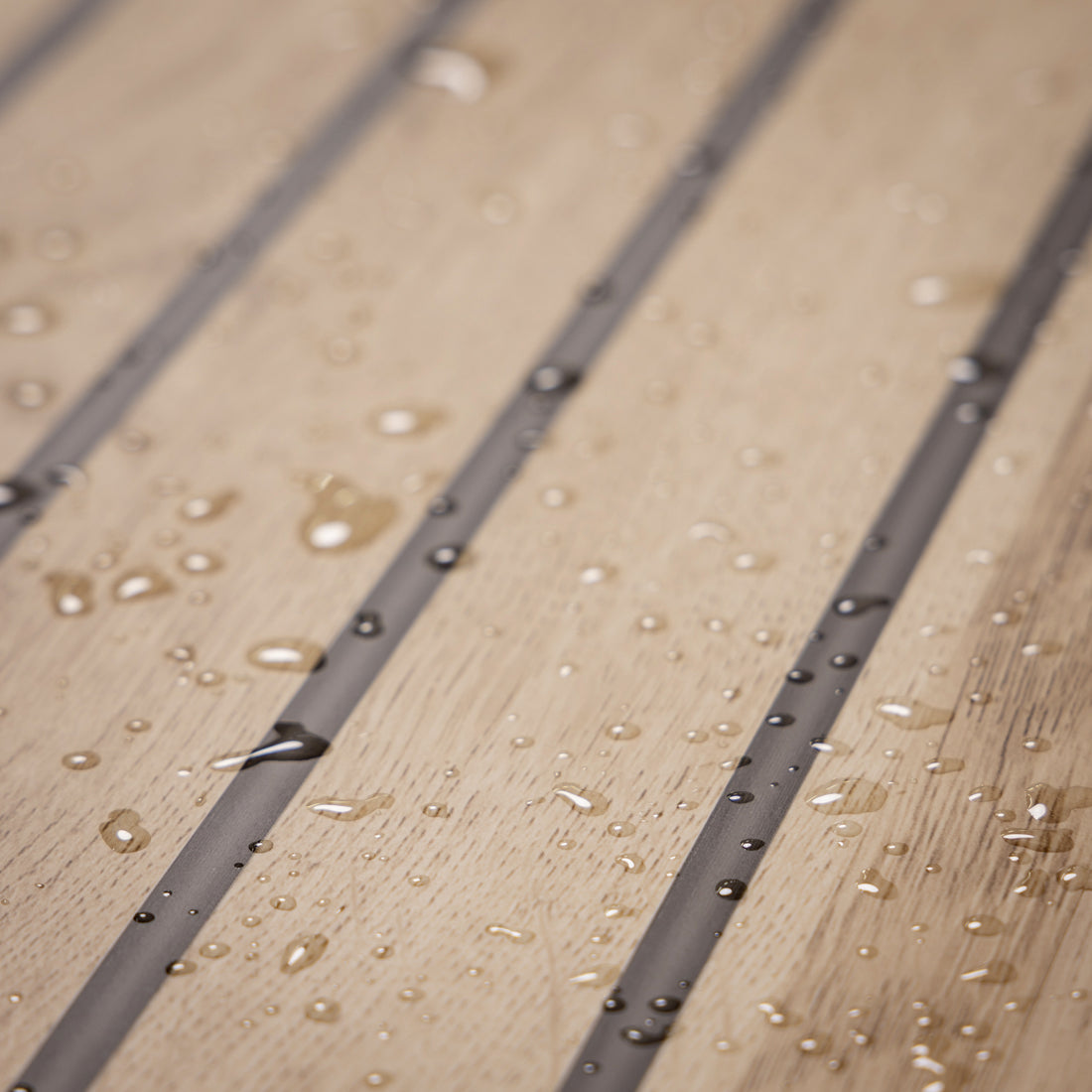 Sivara Oak Slatted Wood Effect PVC Waterproof Sample | Naturewall