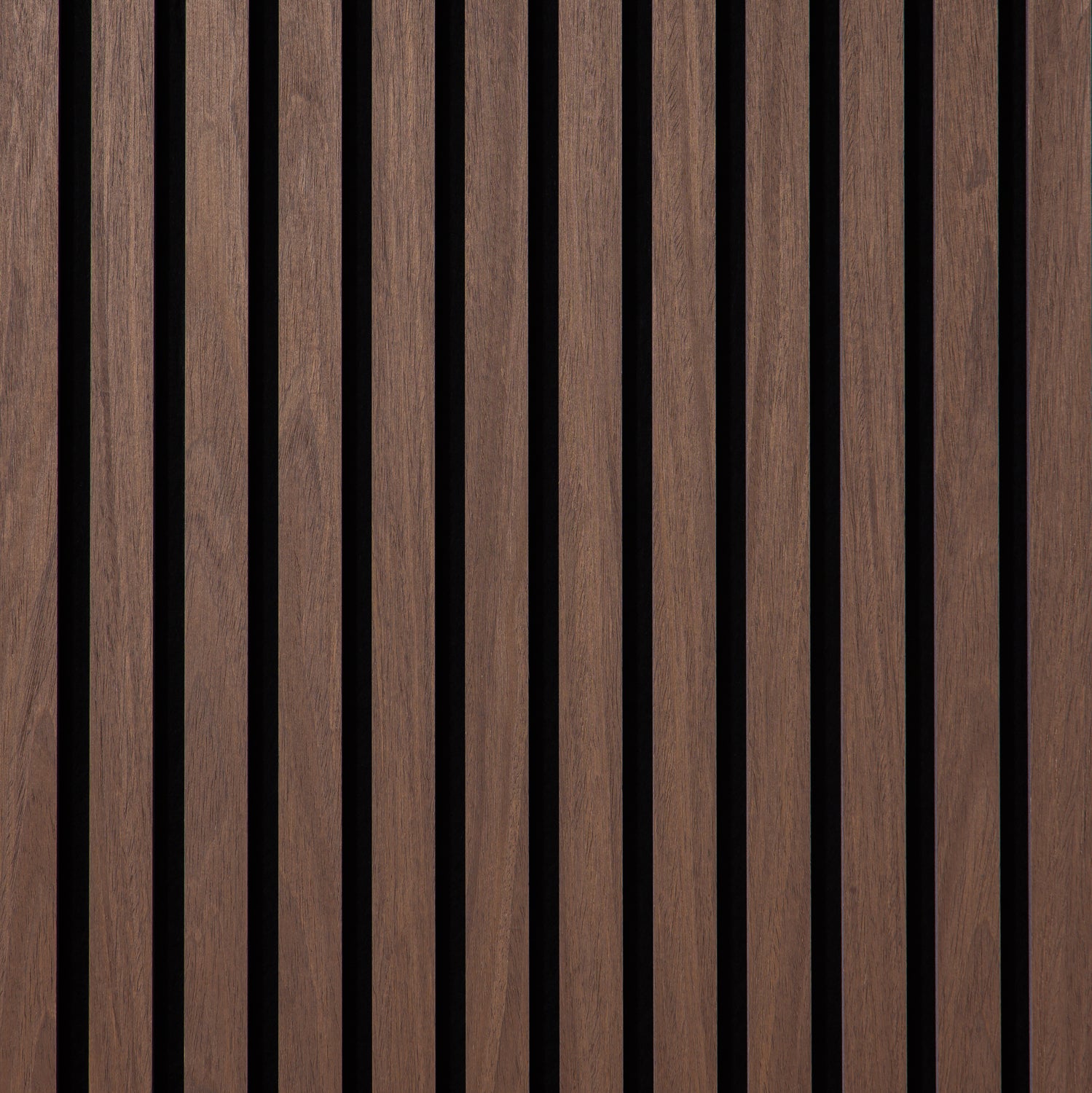 SlatWall Acoustic Black Walnut Panel | Naturewall
