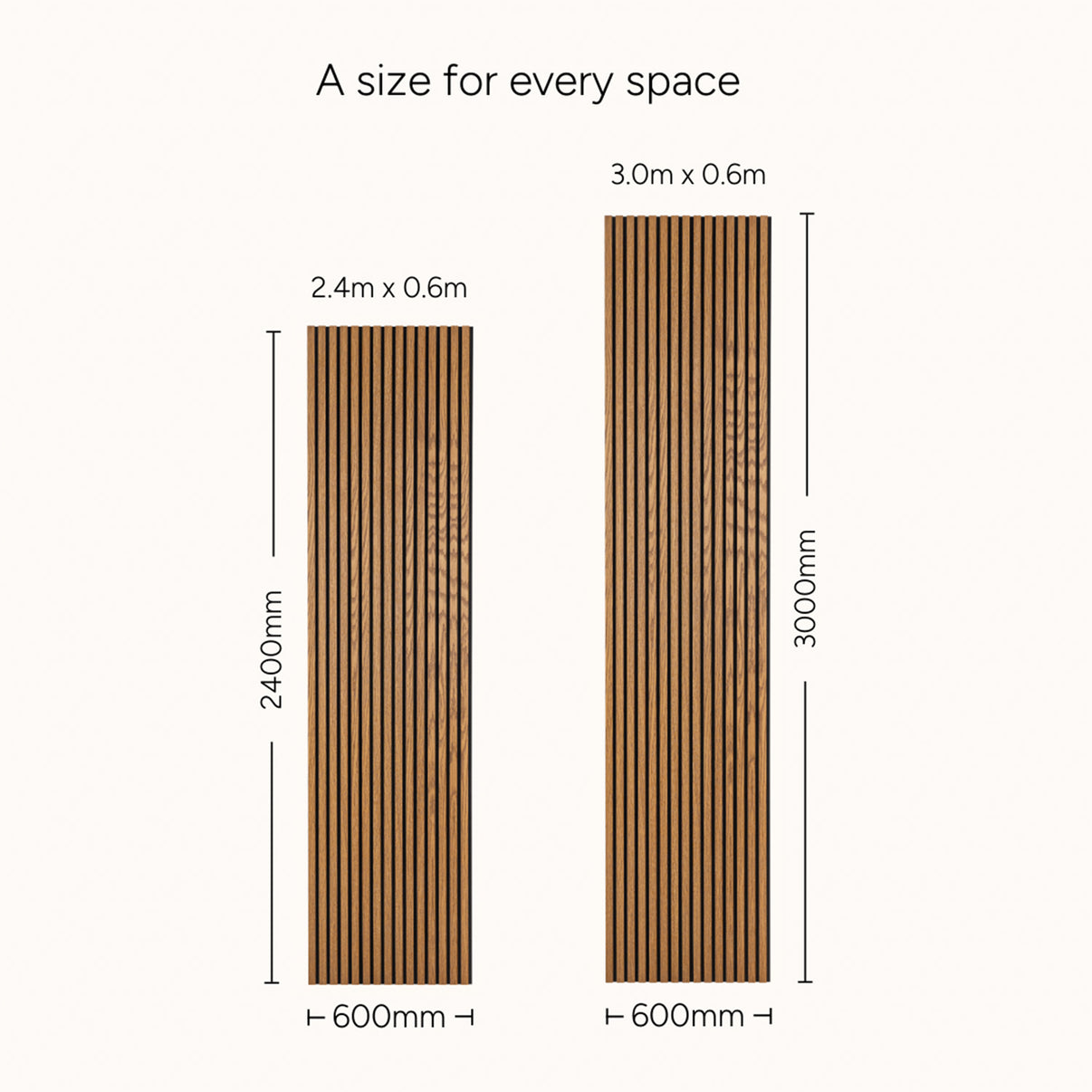 SlatWall Acoustic Dark Oak Panel | Naturewall