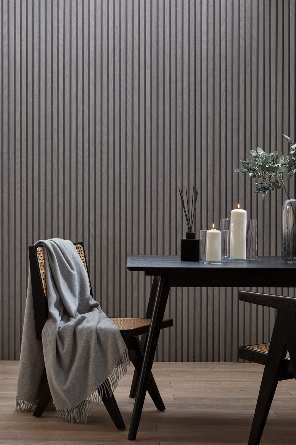 SlatWall Grey Oak Acoustic Panel | Naturewall