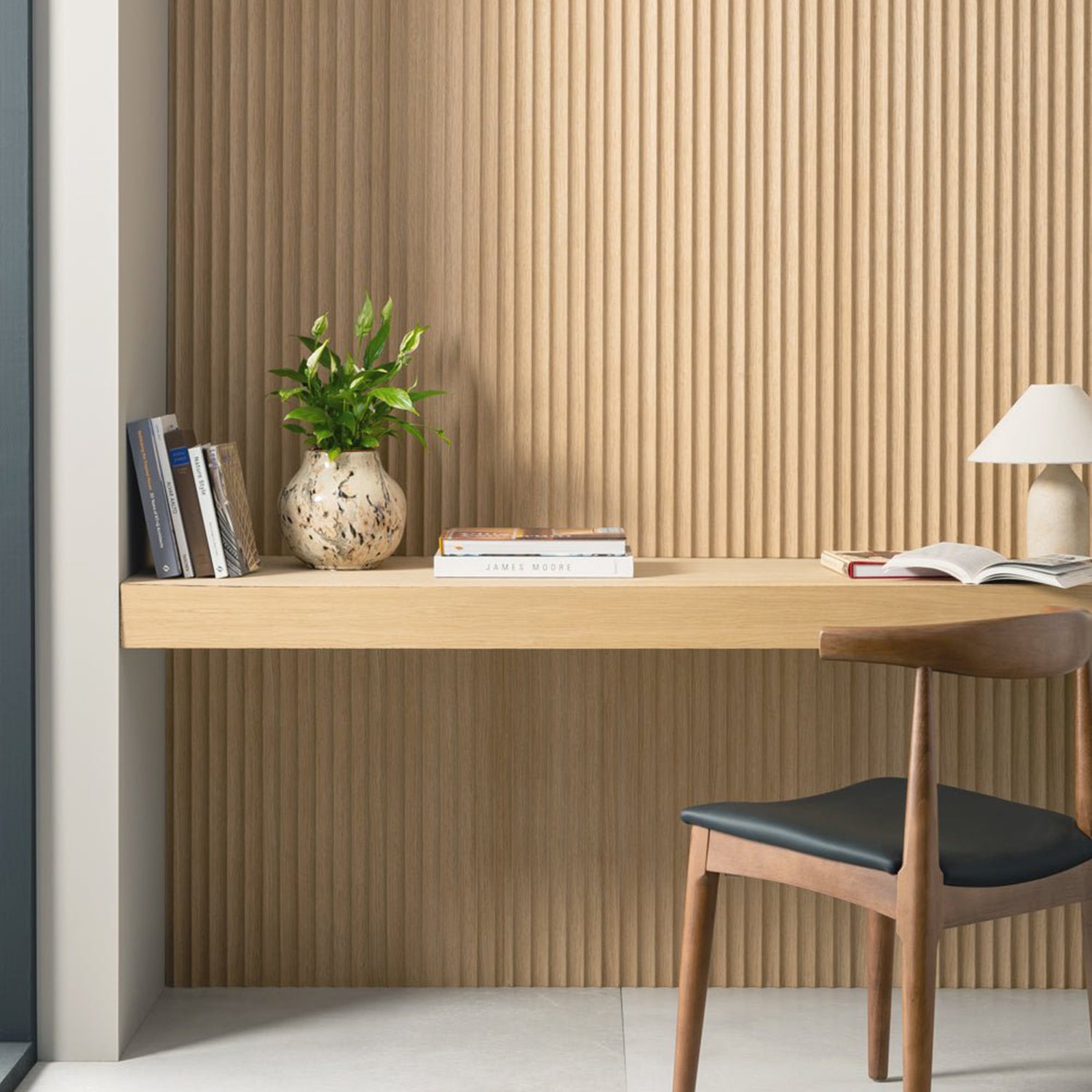 Arborelle Natural Oak Fluted Wall Panel | Naturewall