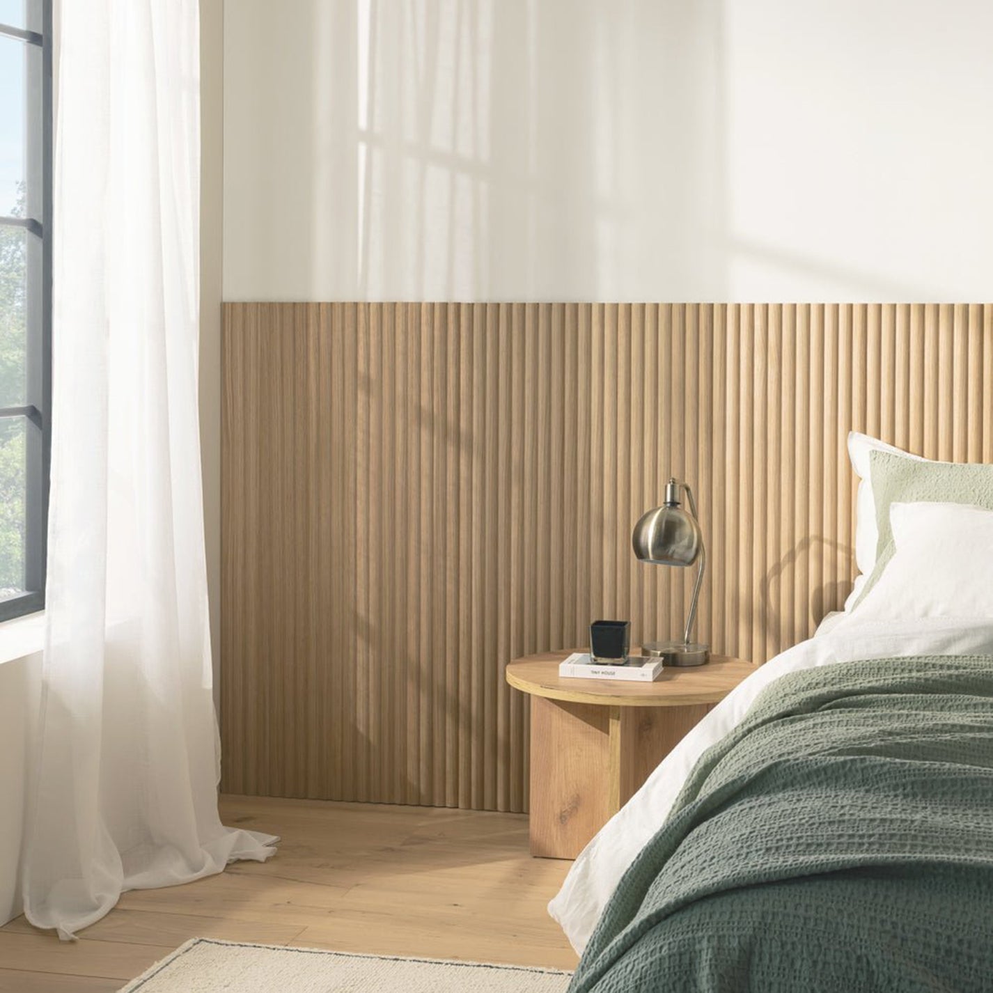 Arborelle Natural Oak Reeded Wall Panel | Naturewall