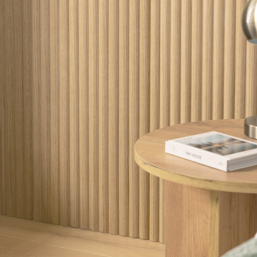 Arborelle Natural Oak Reeded Wall Panel | Naturewall