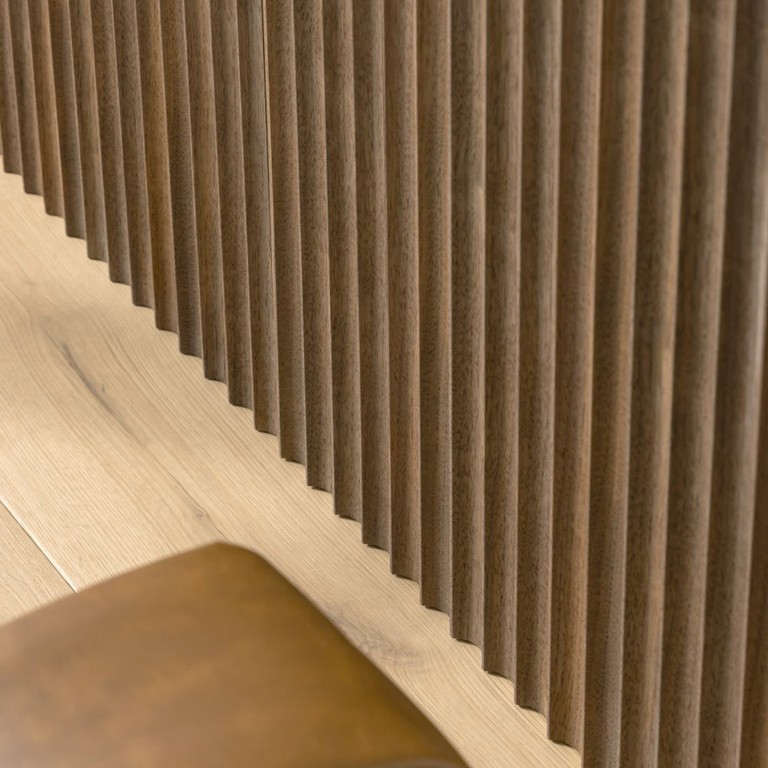 Arborelle Walnut Fluted Wall Panel | Naturewall