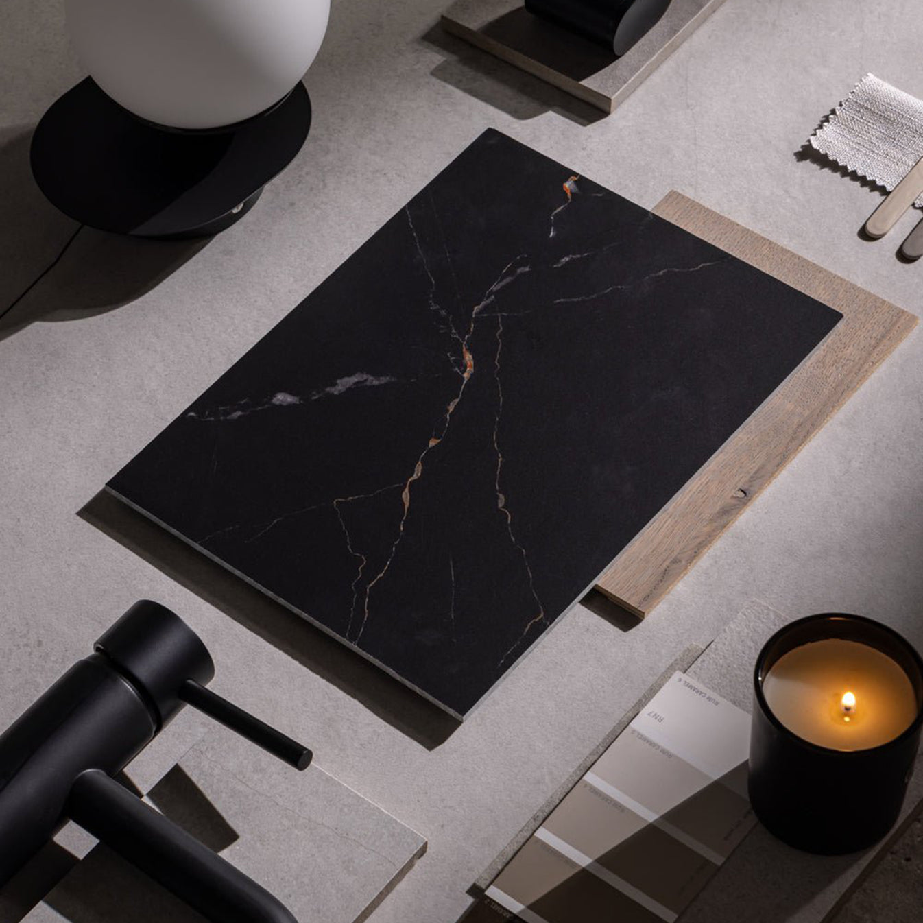 Elemence Marquina Black Marble Effect Waterproof Shower Panel – Naturewall