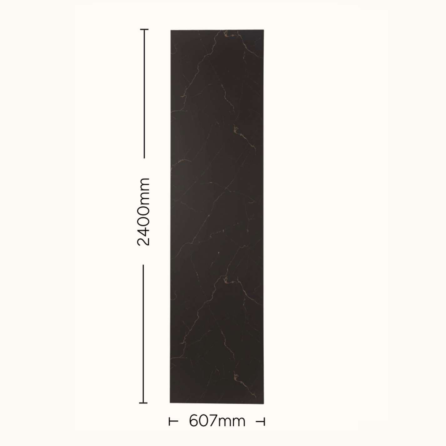 Elemence Marquina Black Marble Effect Waterproof Shower Panel – Naturewall