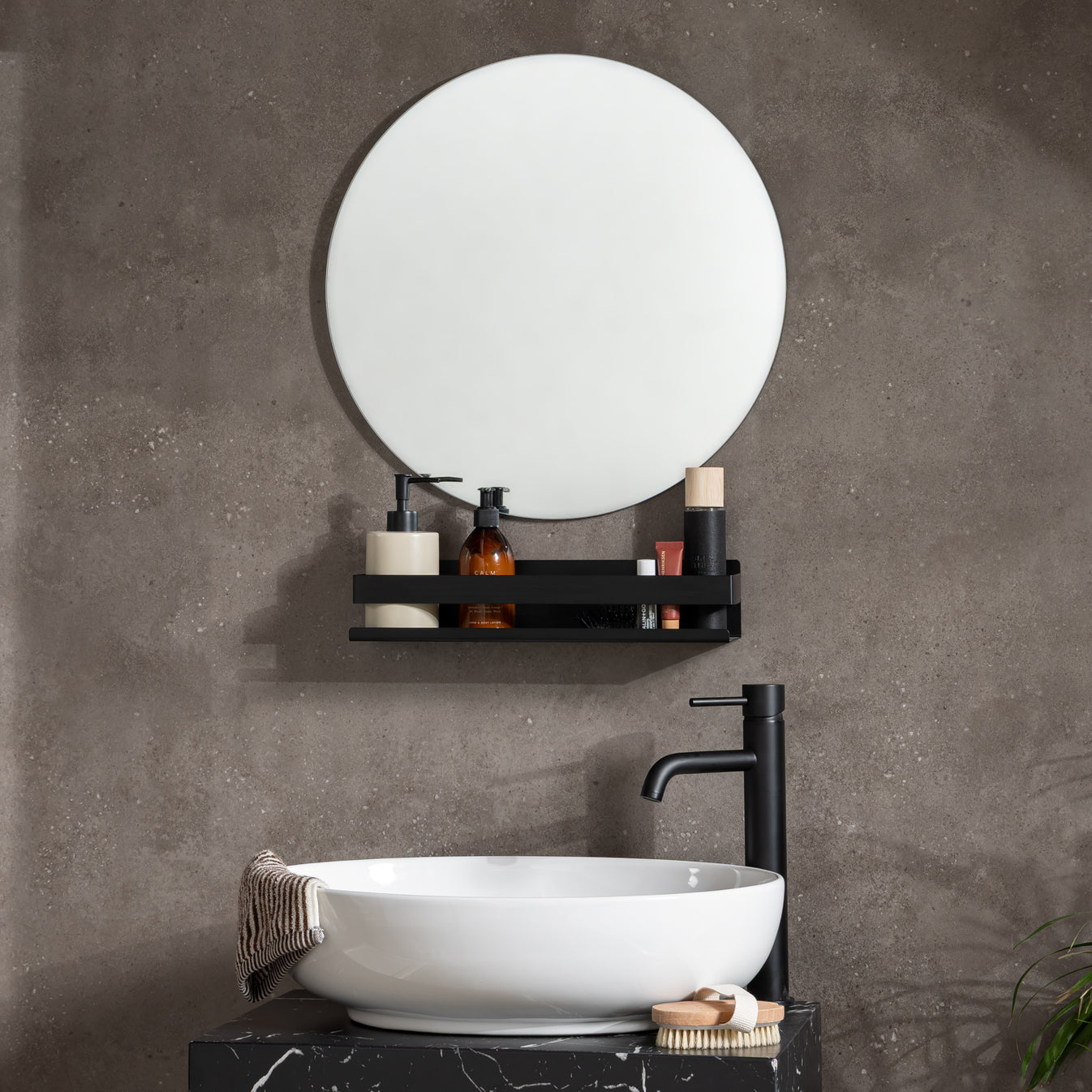 Elemence Pewter Grey Stone Effect Waterproof Shower Panel – Naturewall
