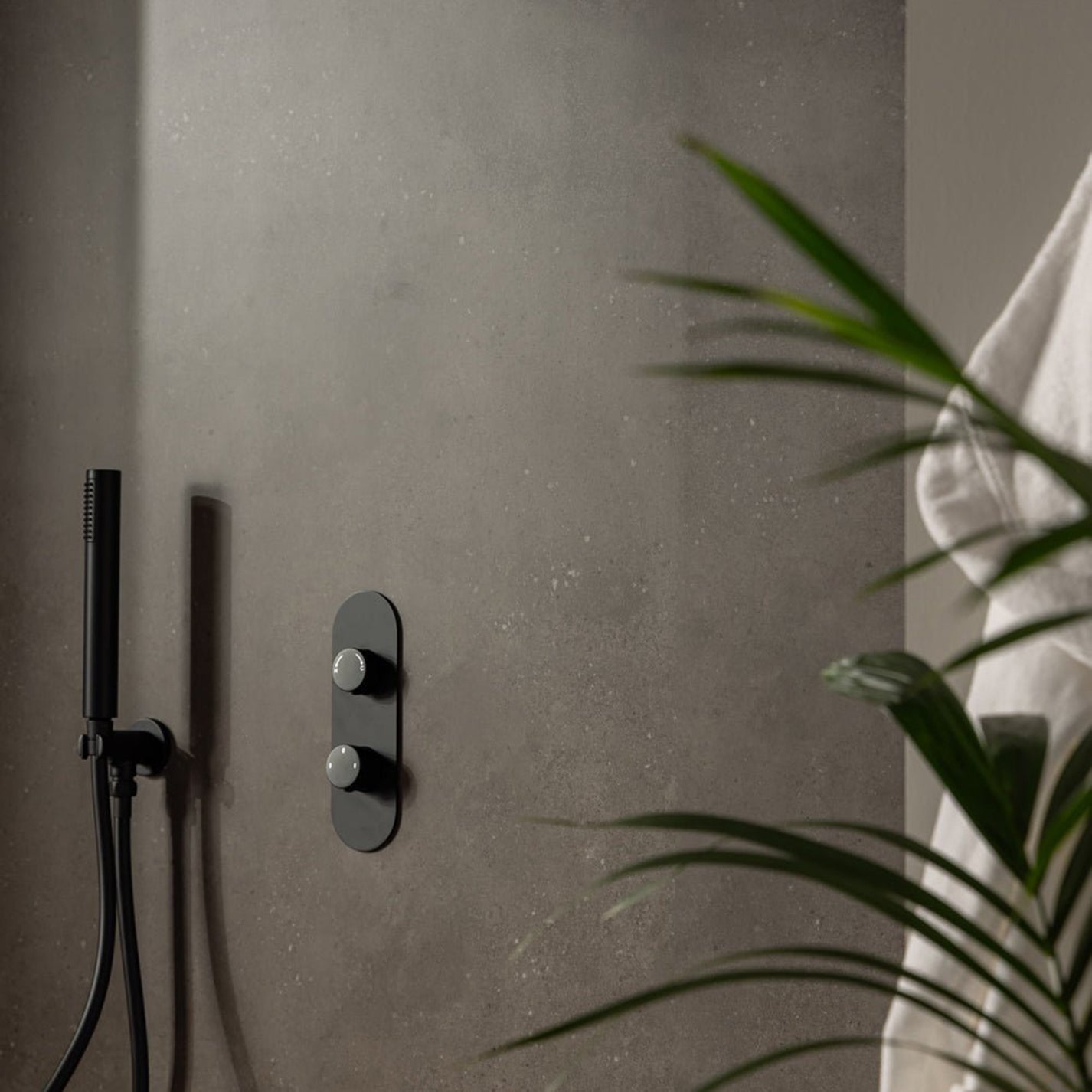 Elemence Pewter Grey Stone Effect Shower Panel – Naturewall