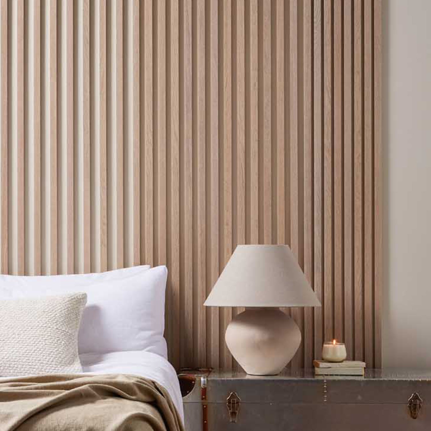 SlatWall Individual Slat Washed Oak | Naturewall