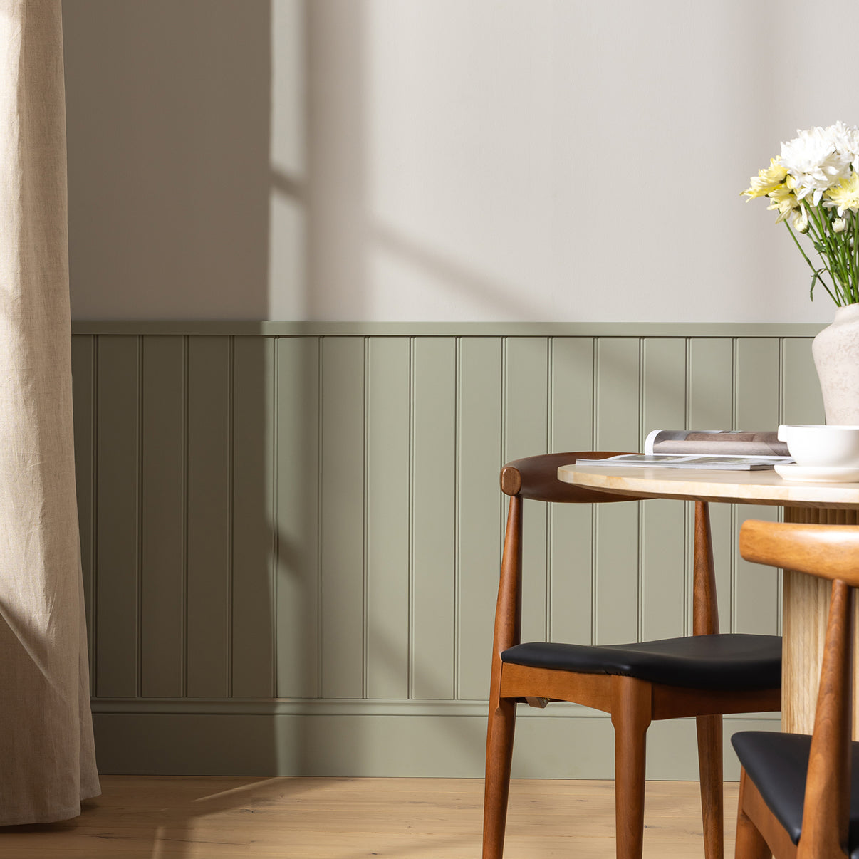 Legacy Beaded Tongue & Groove MDF Sample | Naturewall