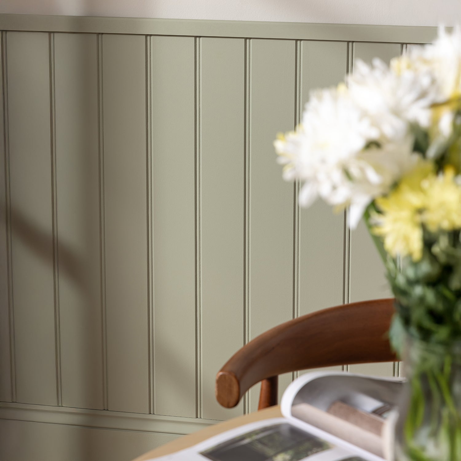 Legacy Beaded Tongue & Groove MDF Sample | Naturewall