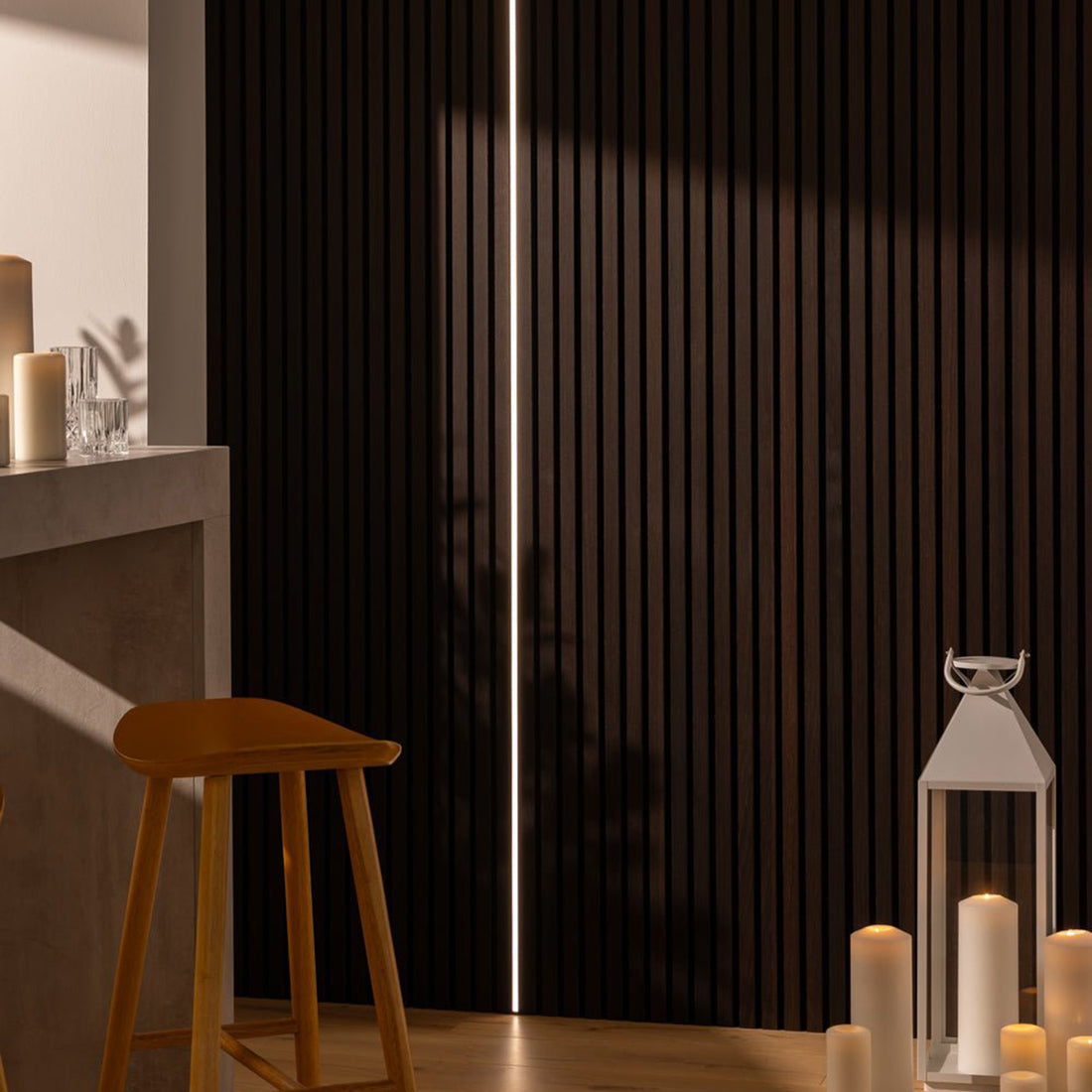 LUSTRE Warm White LED Light Kit | Naturewall SlatWall Accesories