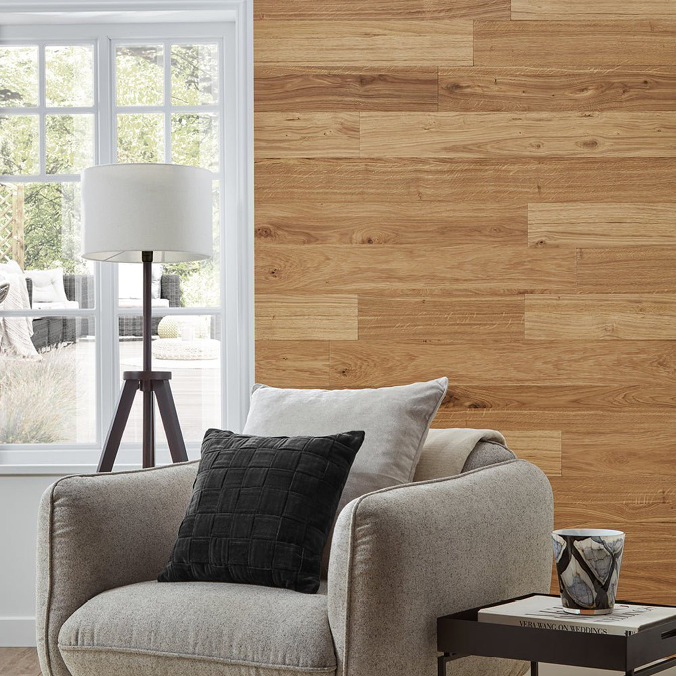 Natural Oak Wood Wall Planks - Easy to Install – Naturewall