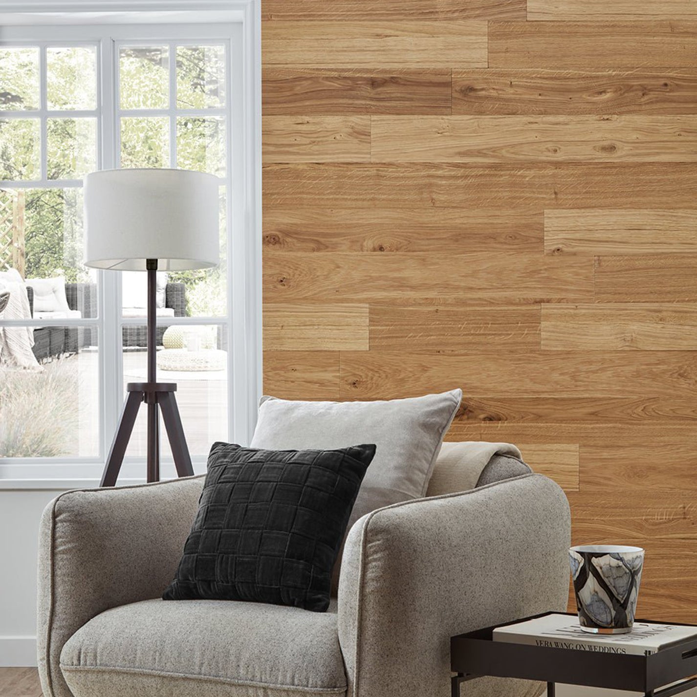 Natural Oak Wood Wall Planks - Easy to Install – Naturewall