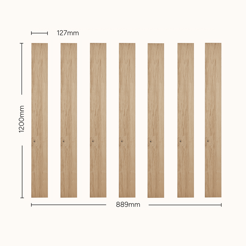 Natural Oak Wood Wall Planks - Easy to Install – Naturewall