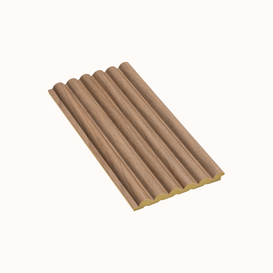 Reeded Waterproof Walnut Sample | Naturewall