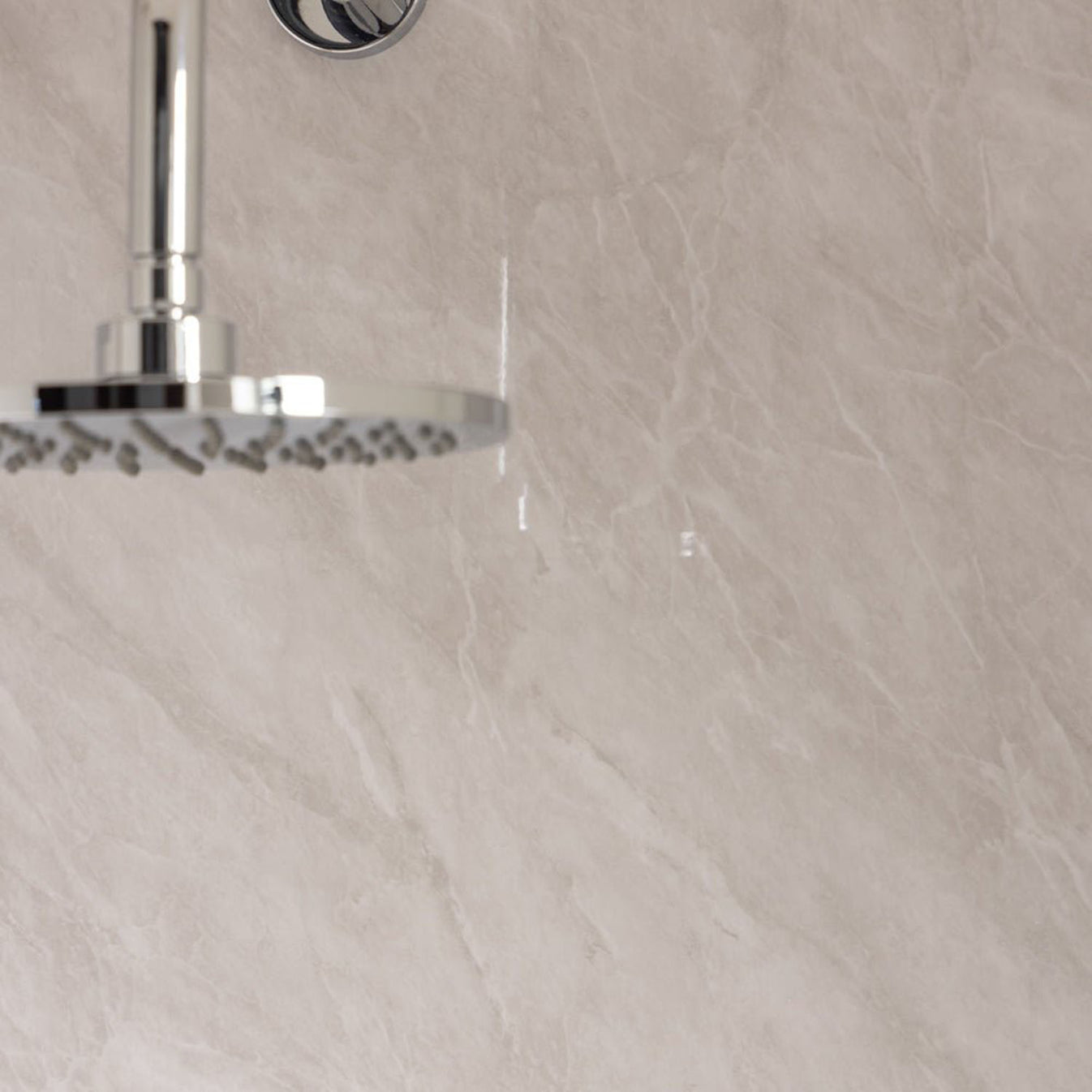 Sivara Dove Grey Marble Effect PVC Shower Panel | Naturewall