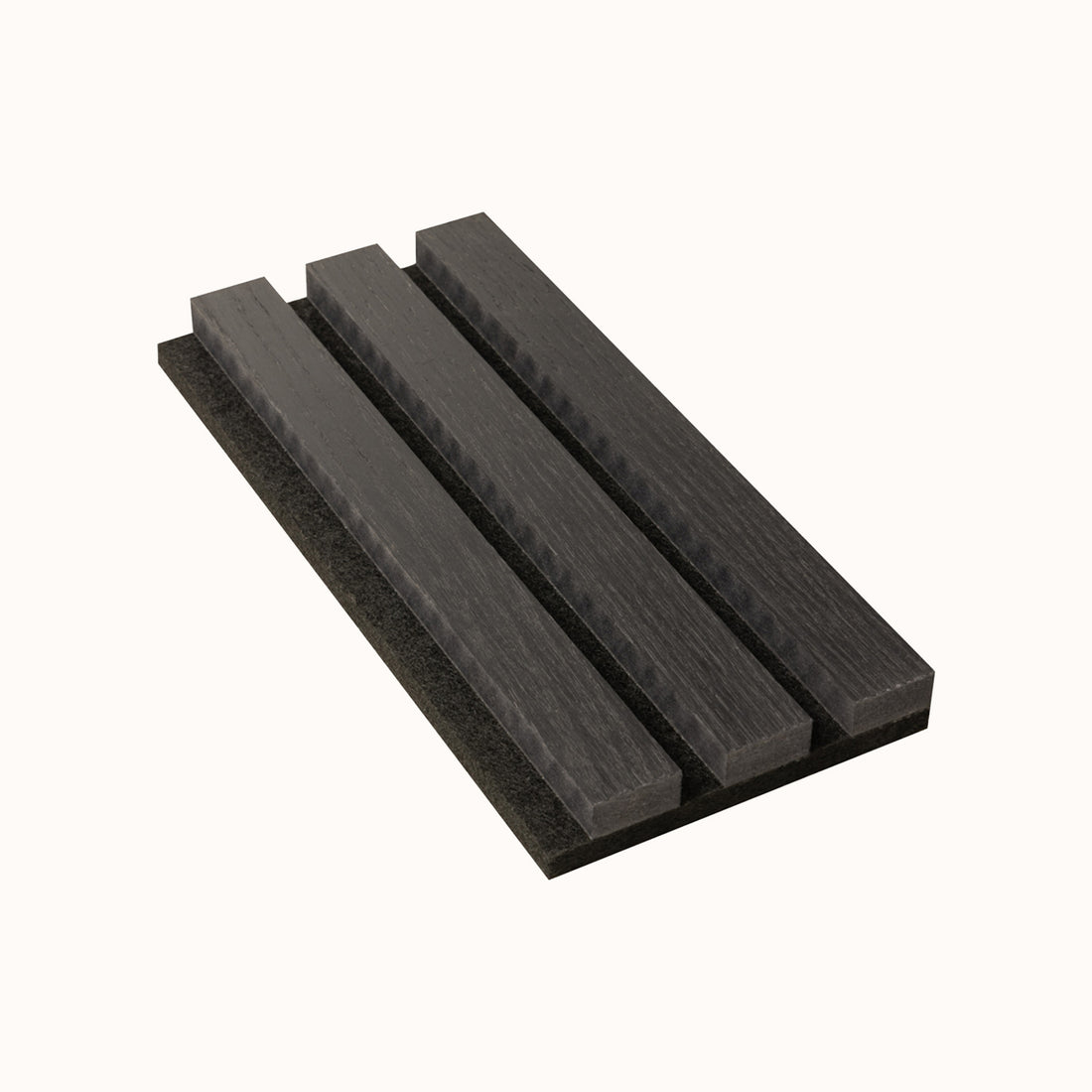 SlatWall Black Panel Sample | Naturewall