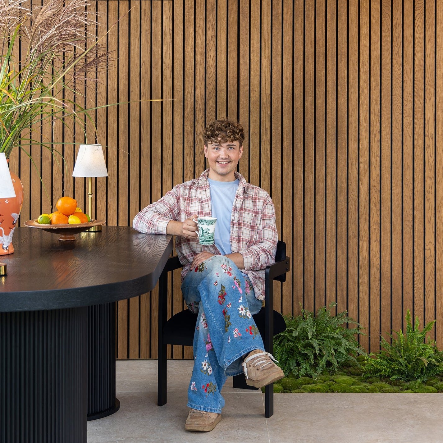 SlatWall Grand Acoustic Dark Oak Panel | Naturewall