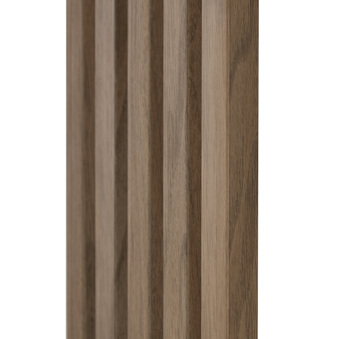 SlatWall Waterproof Walnut Wood Effect End Cap | Naturewall